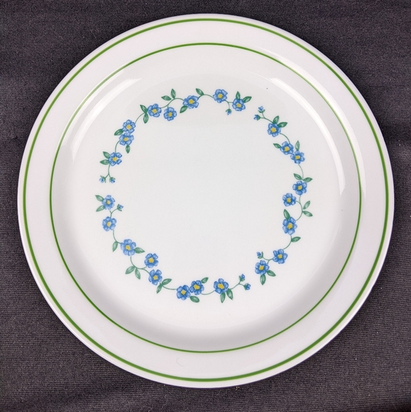 Corelle | Dining | Vintage Forget Me Not Corelle Lunch Plate | Poshmark